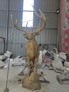 Skyfall Stag Statue