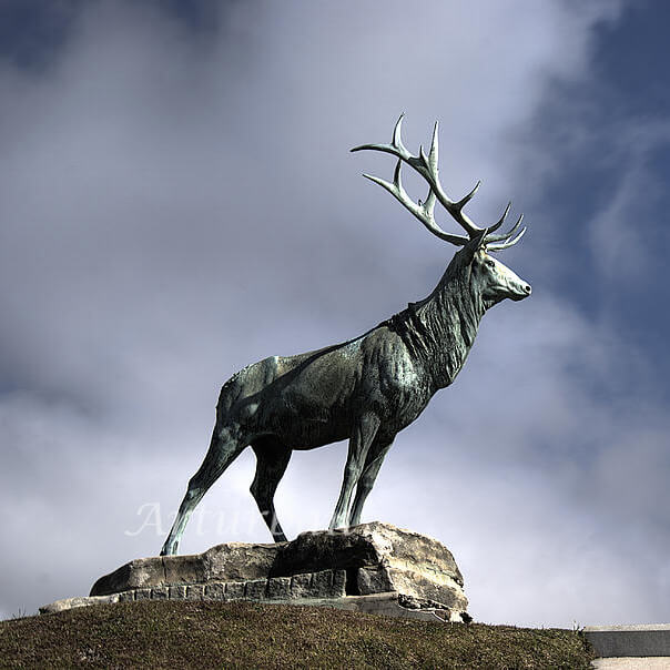 Skyfall Stag Statue