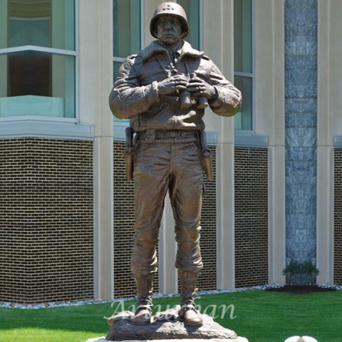 Life Size Military Statues for Sale, Bronze Military Sculpture