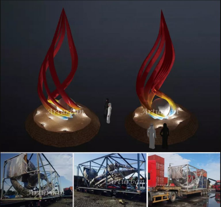 Wire Man Sculpture for Garden Decoration Stainless Steel