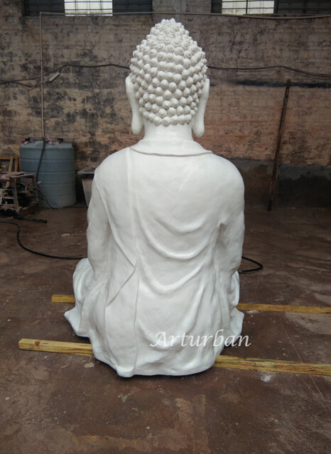 Large Stone Buddha Statue for Outdoor Garden Decoration