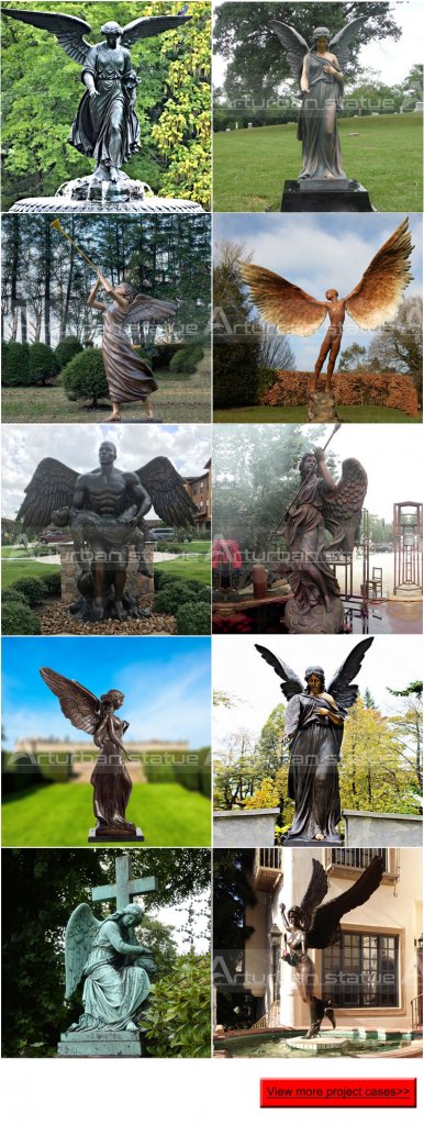 Marble Angel Statue Stone Rapture of Psyche Lover Sculpture