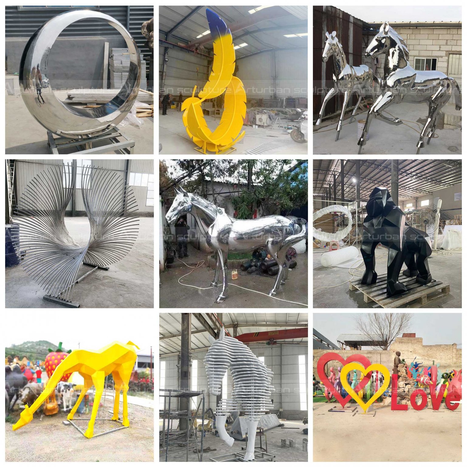 Human Abstract Sculpture