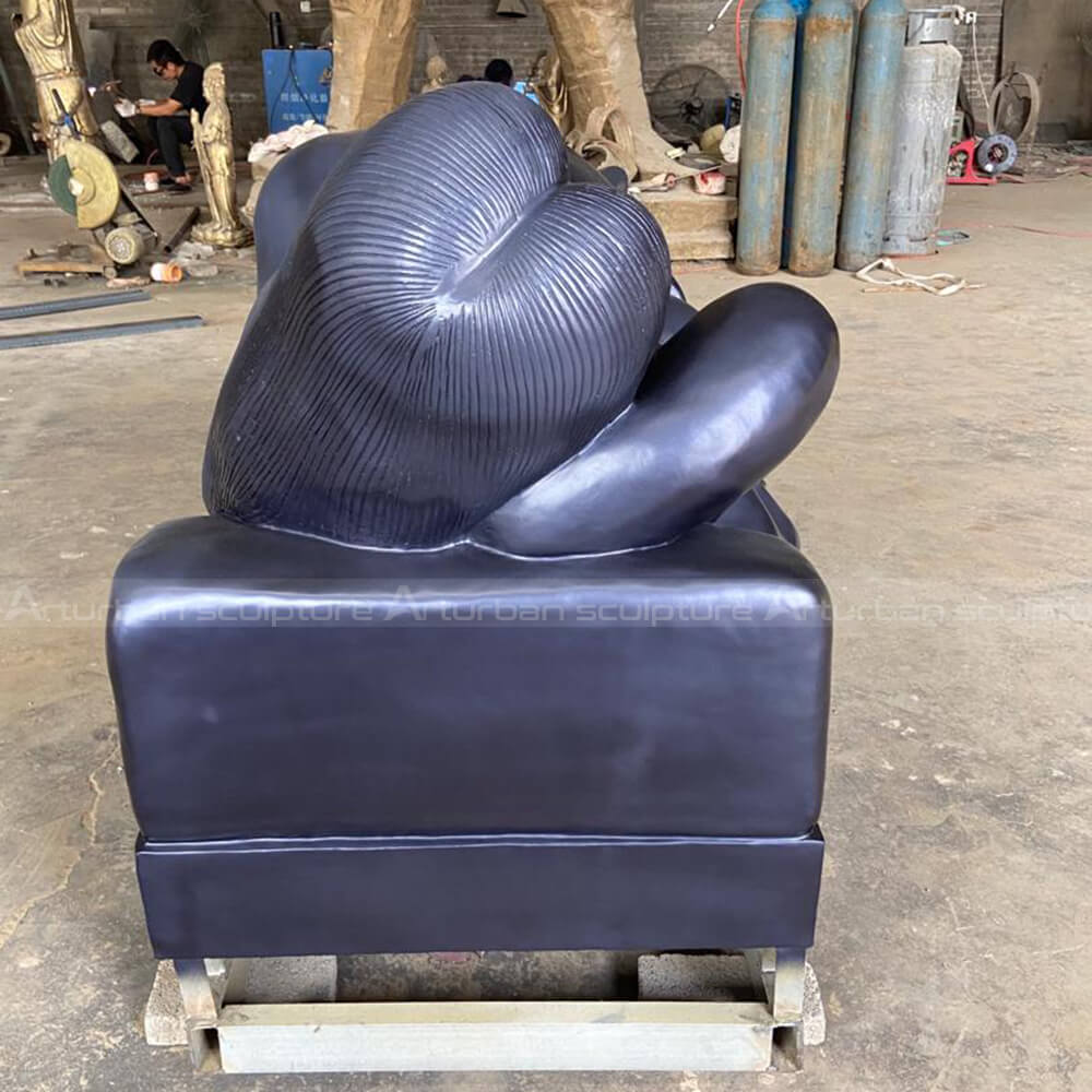 Fat Woman Sculpture, Garden Woman Reclining Statue