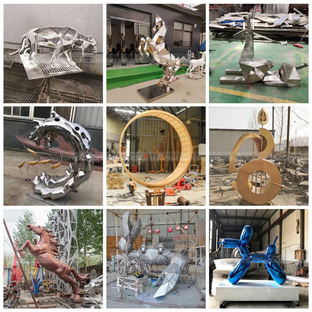 Rusty Metal Sculptures