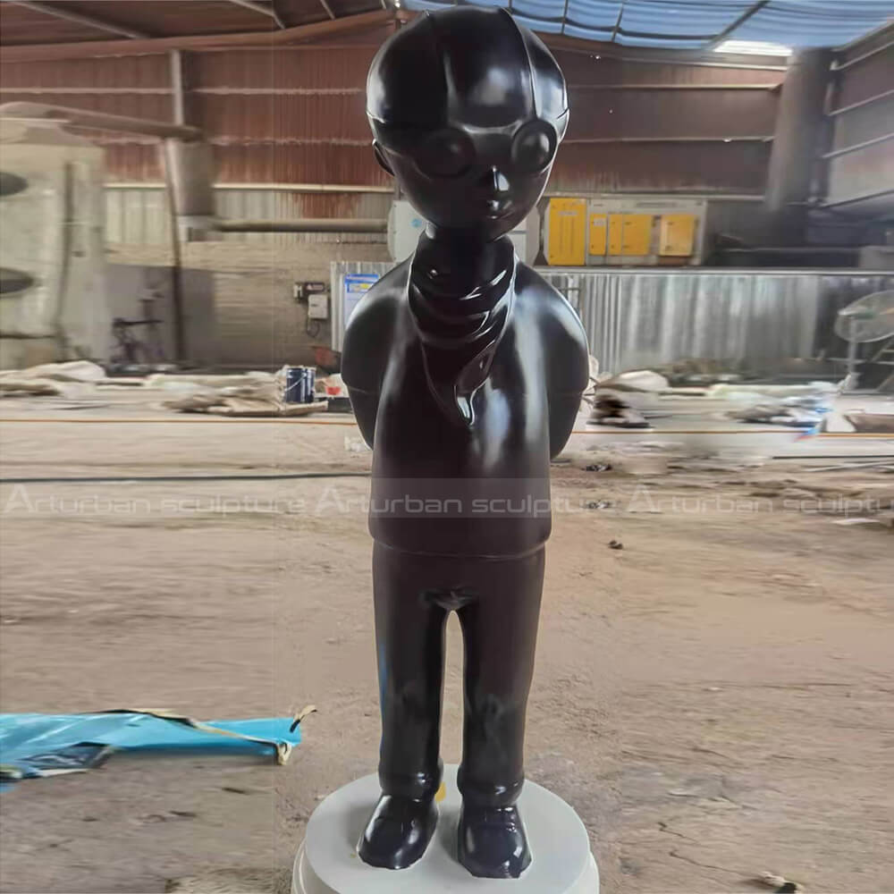 Flyboy Statue, Hebru Brantley Litlle Flyboy Sculpture
