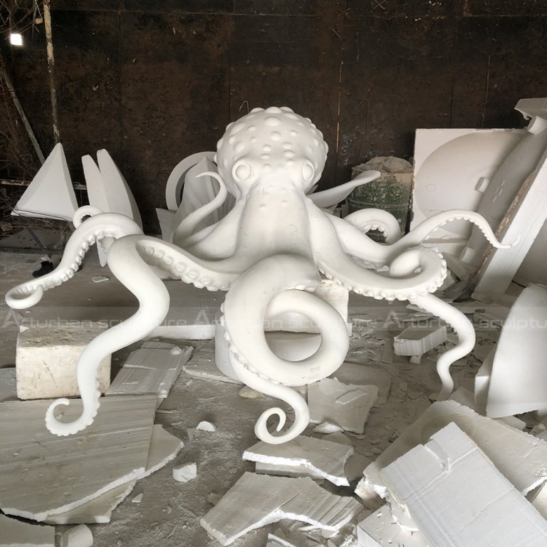 Outdoor Octopus Statue