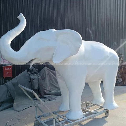 Life size Fiberglass Elephant Statue