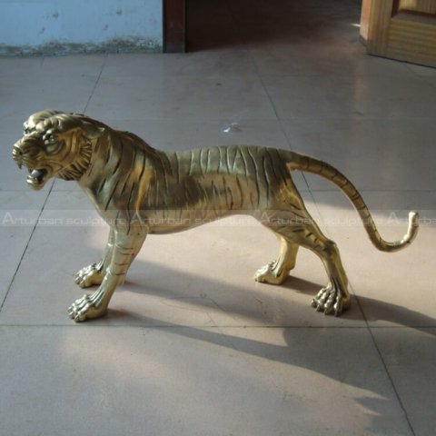 Metal Tiger Sculpture