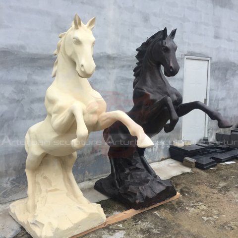 Life size Fiberglass Horse Statue