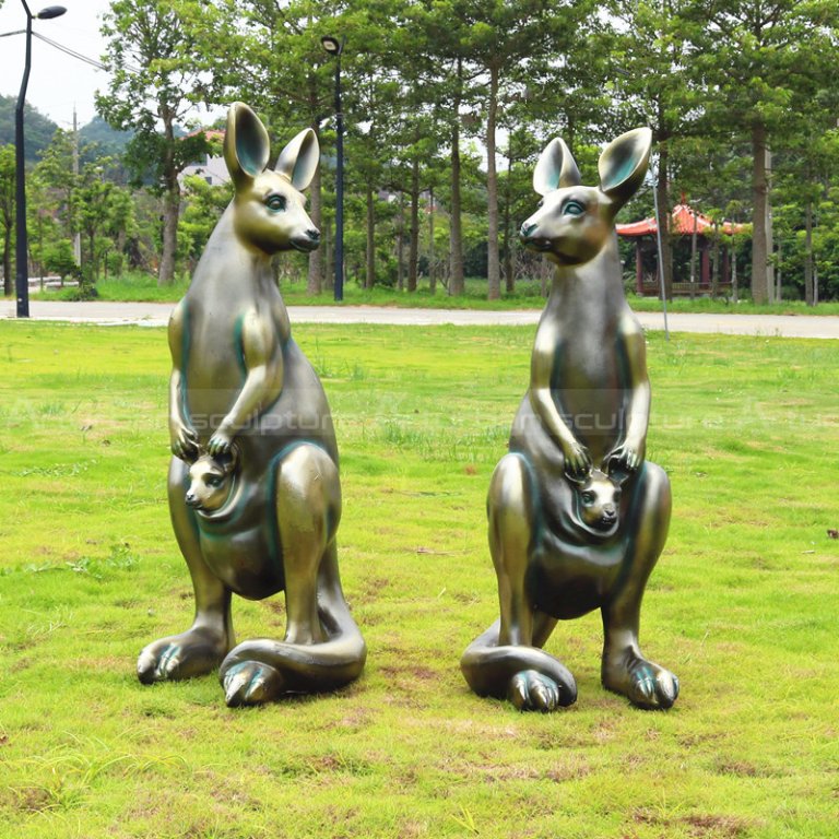 Life Size Kangaroo Statue