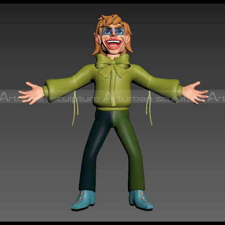 Cartoon Character Statue