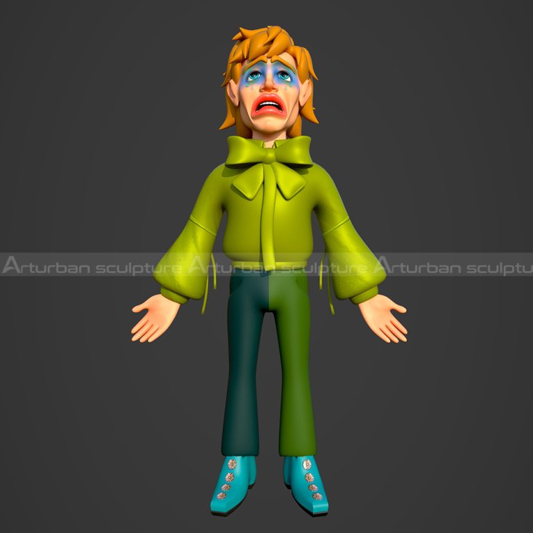 Cartoon Character Statue