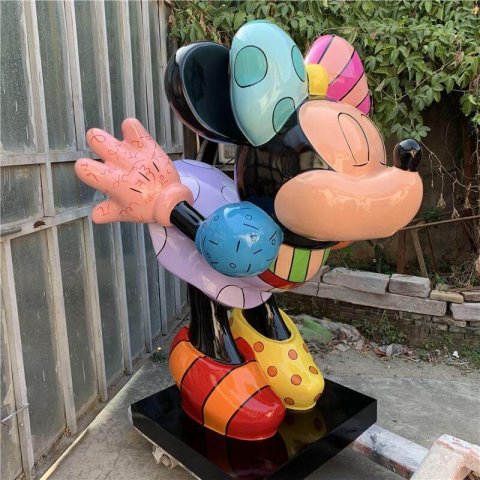 Mickey Mouse Art Statue