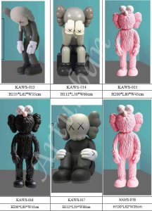 Kaws Skeleton Statue