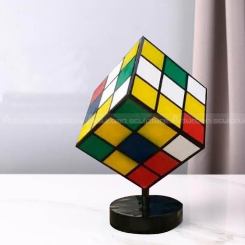 Rubiks Cube statue - Arturban Statue