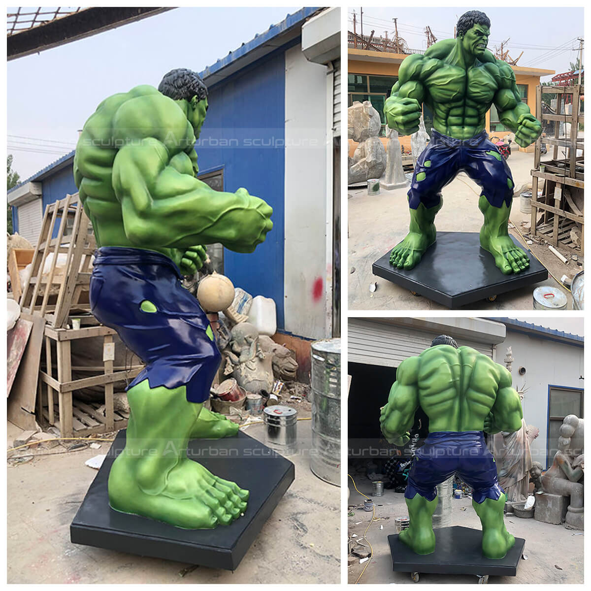 Giant Hulk Statue