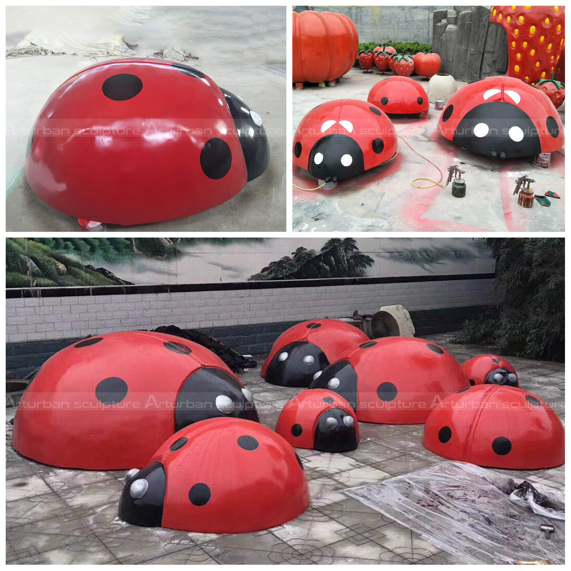 Ladybug Sculpture