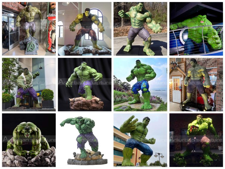 Giant Hulk Statue