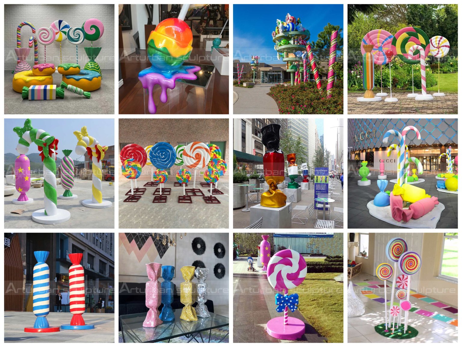 Large Candy Sculptures