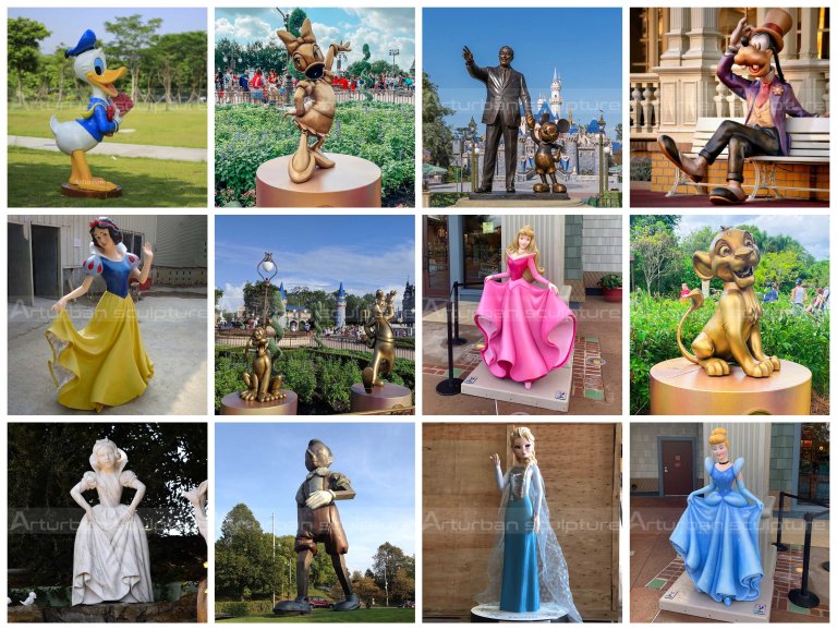 Life Size Disney Statues