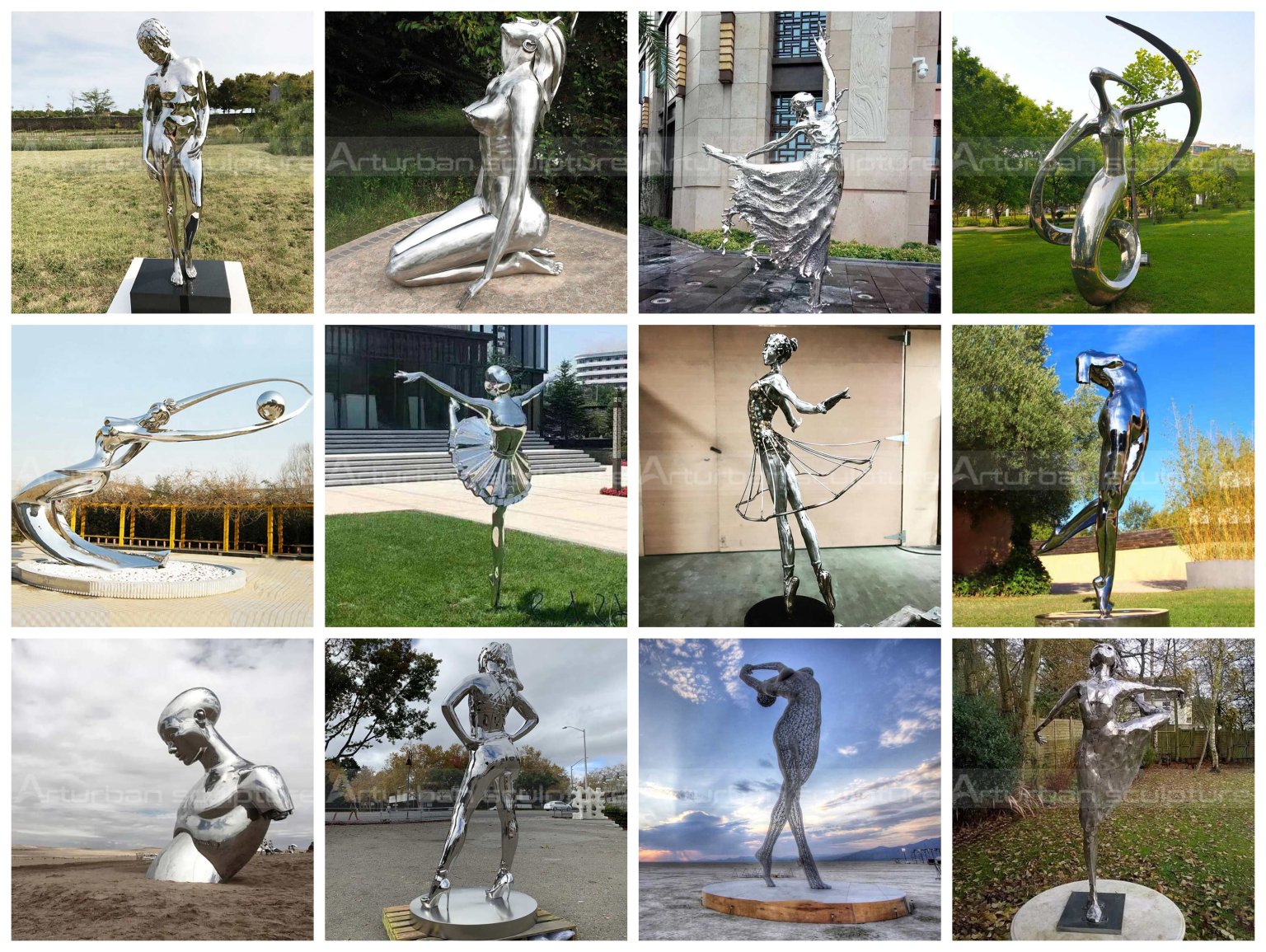 Ballerina Garden Statue