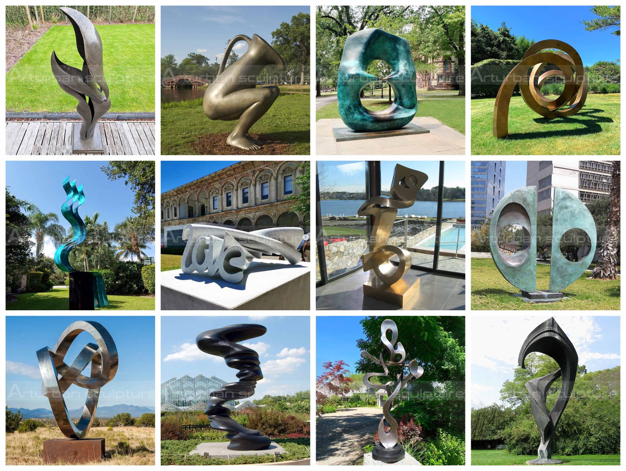 Abstract Landscape Sculpture