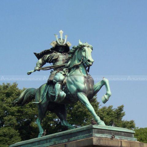 Japanese Samurai Sculpture - Arturban Statue