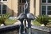 Large Outdoor Bird Statues, Bronze Crane Sculpture