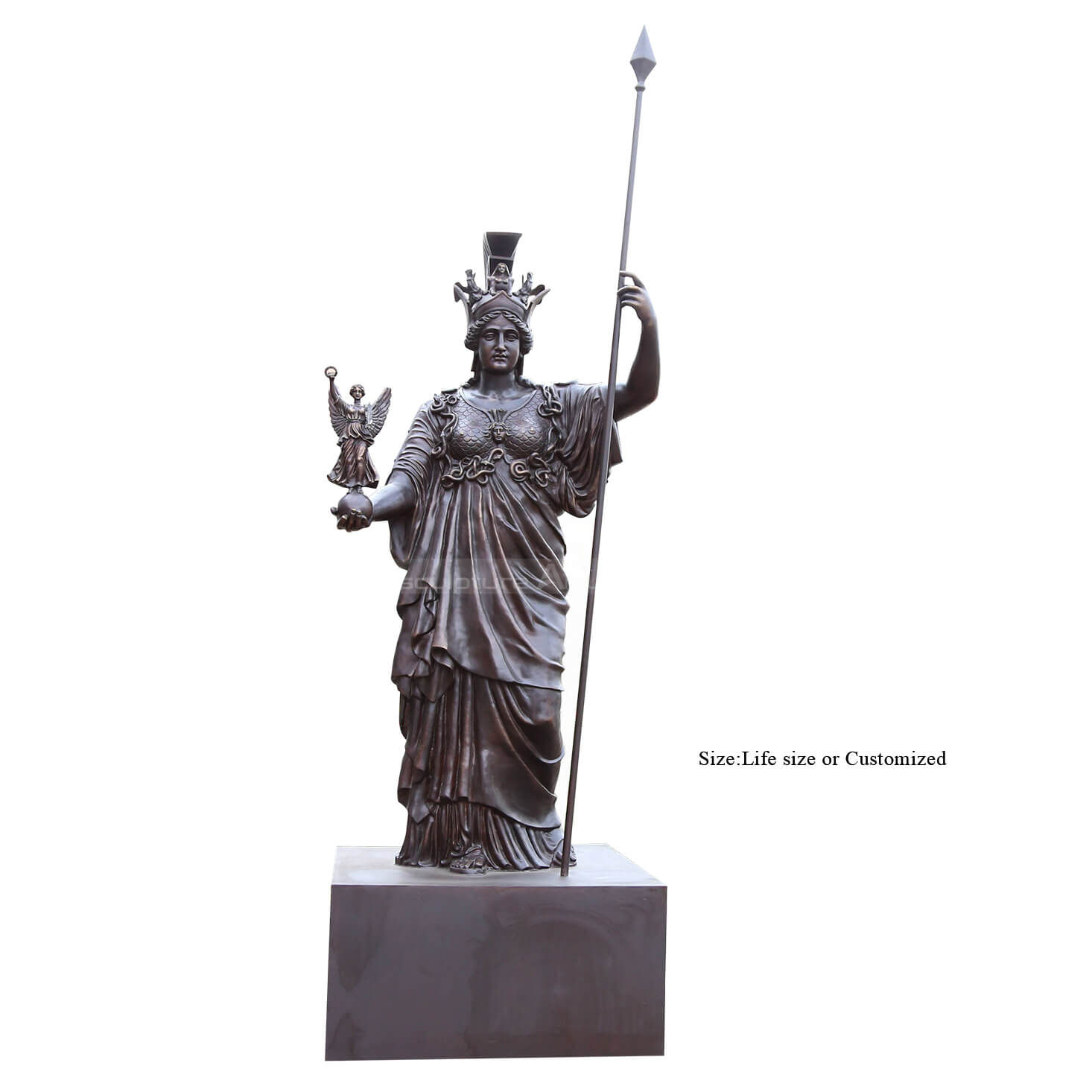 Parthenon Athena Sculpture, Standing Armed Athena Sculpture