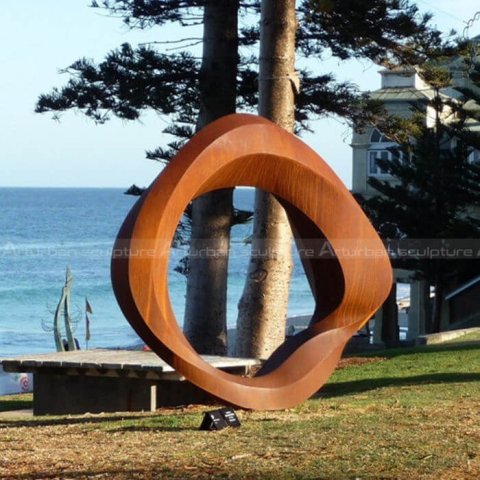 Rusty Metal Yard Sculptures