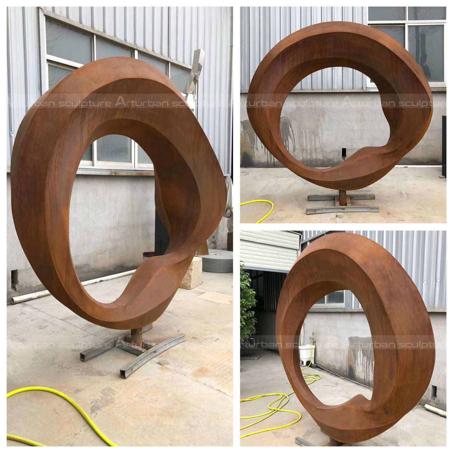 Rusty Metal Yard Sculptures