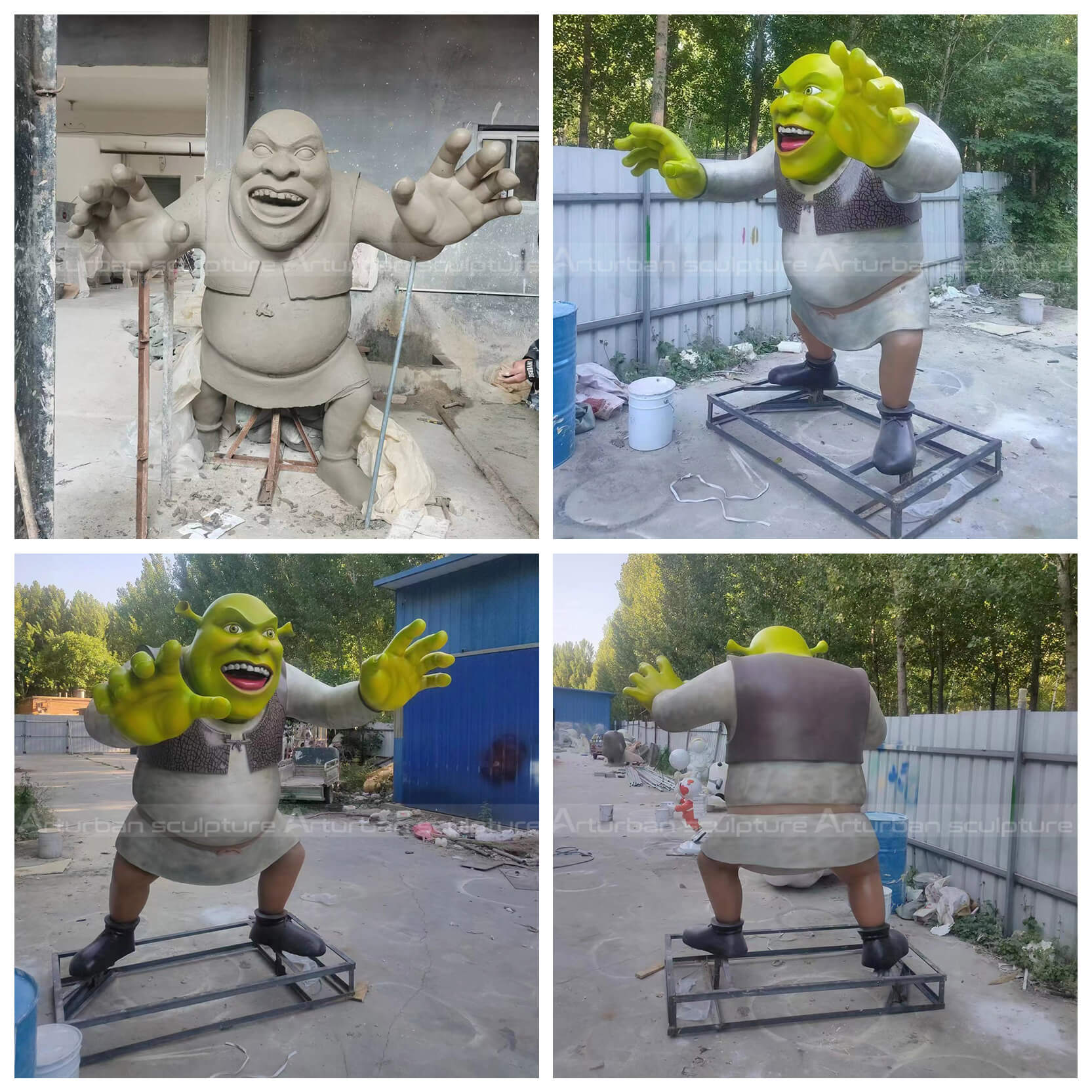 Life Size Shrek Statue