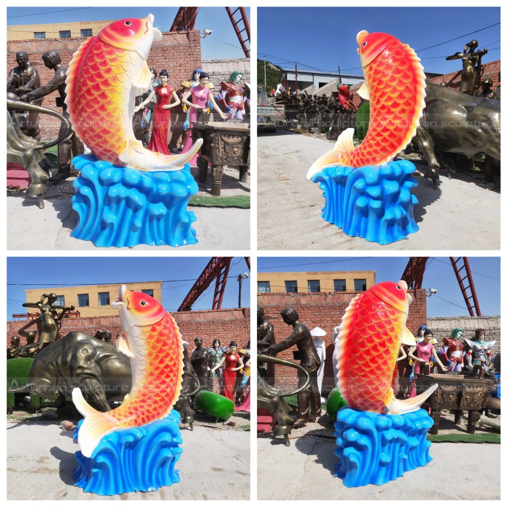 Koi Carp Statue