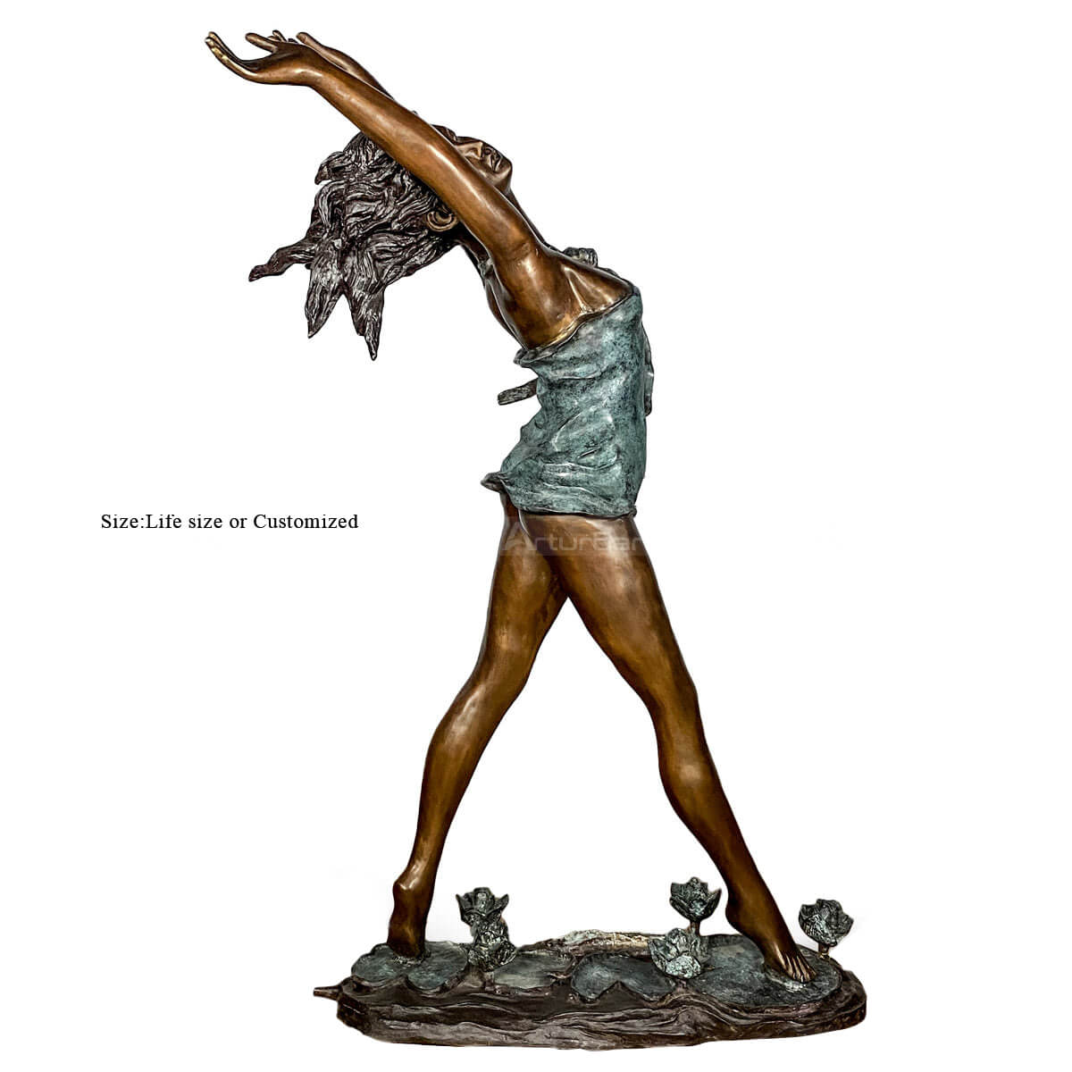 Bronze Dancing Girl Sculpture