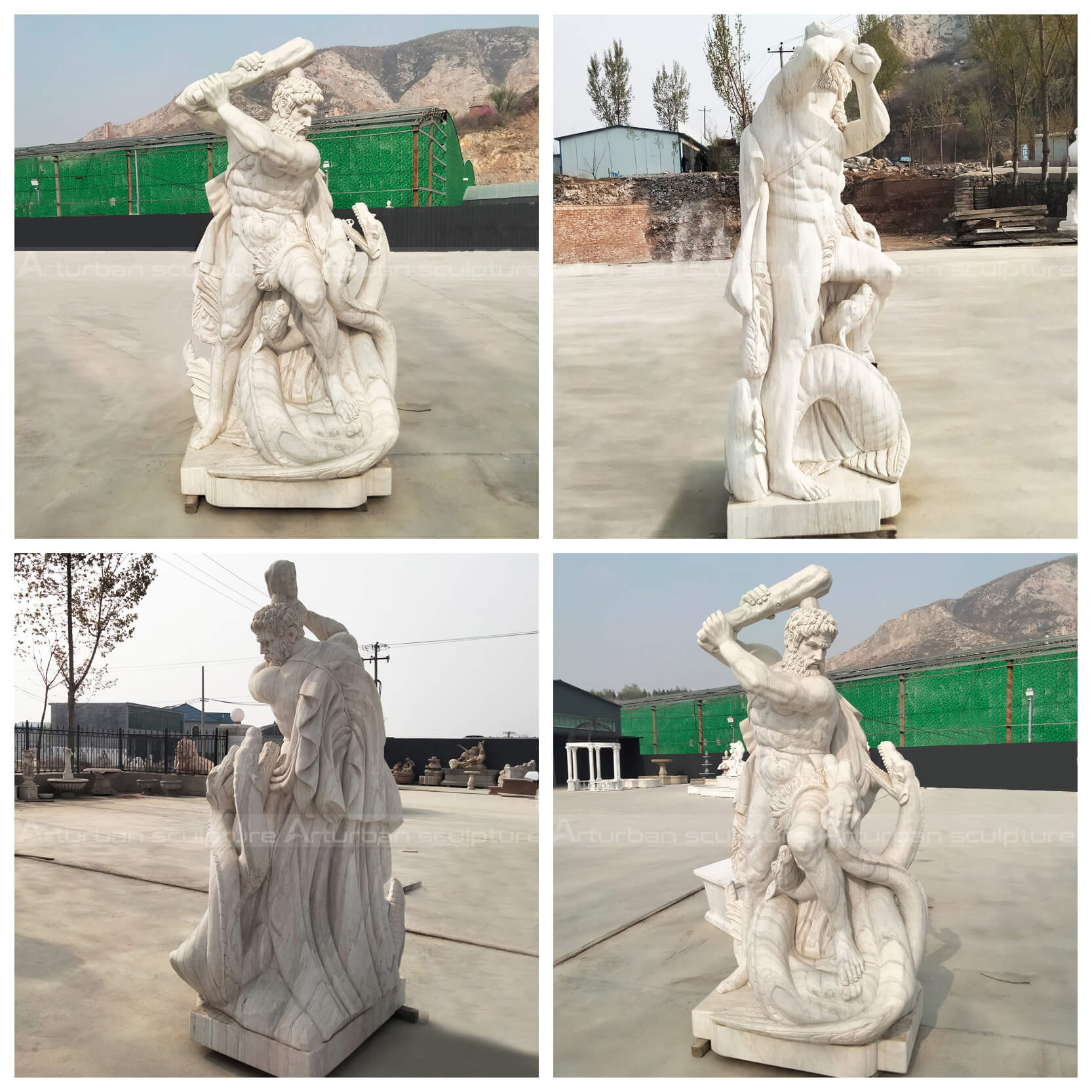 Hercules And Hydra Statue