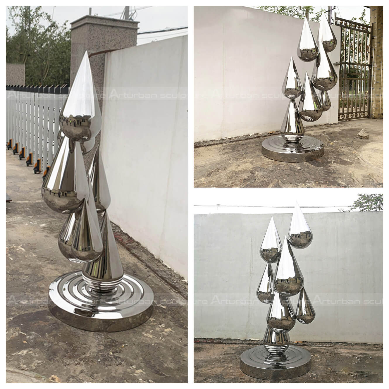 Water Droplet Sculpture