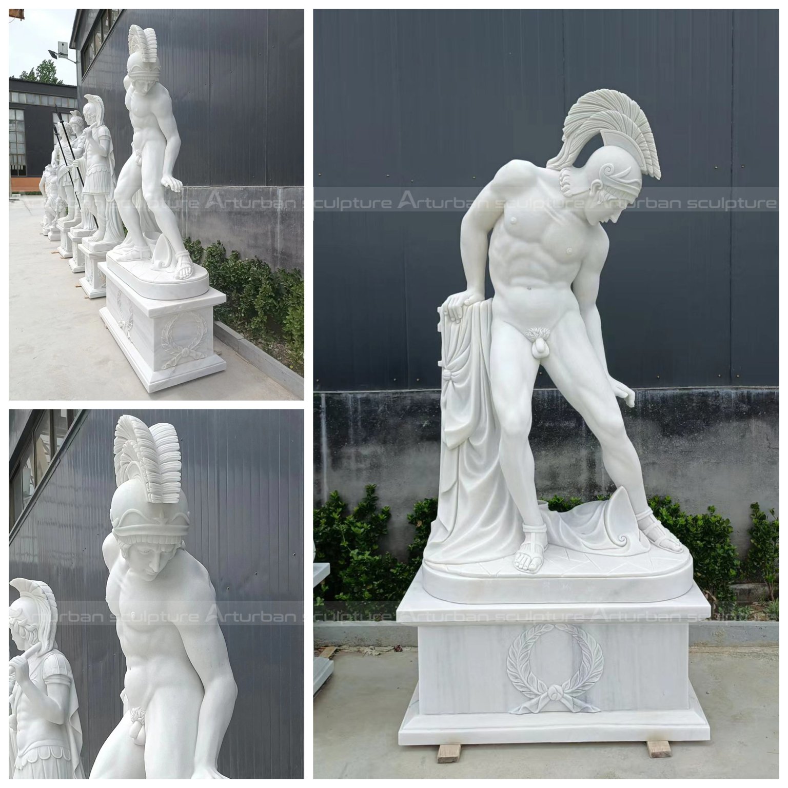 Achilles Marble Statue