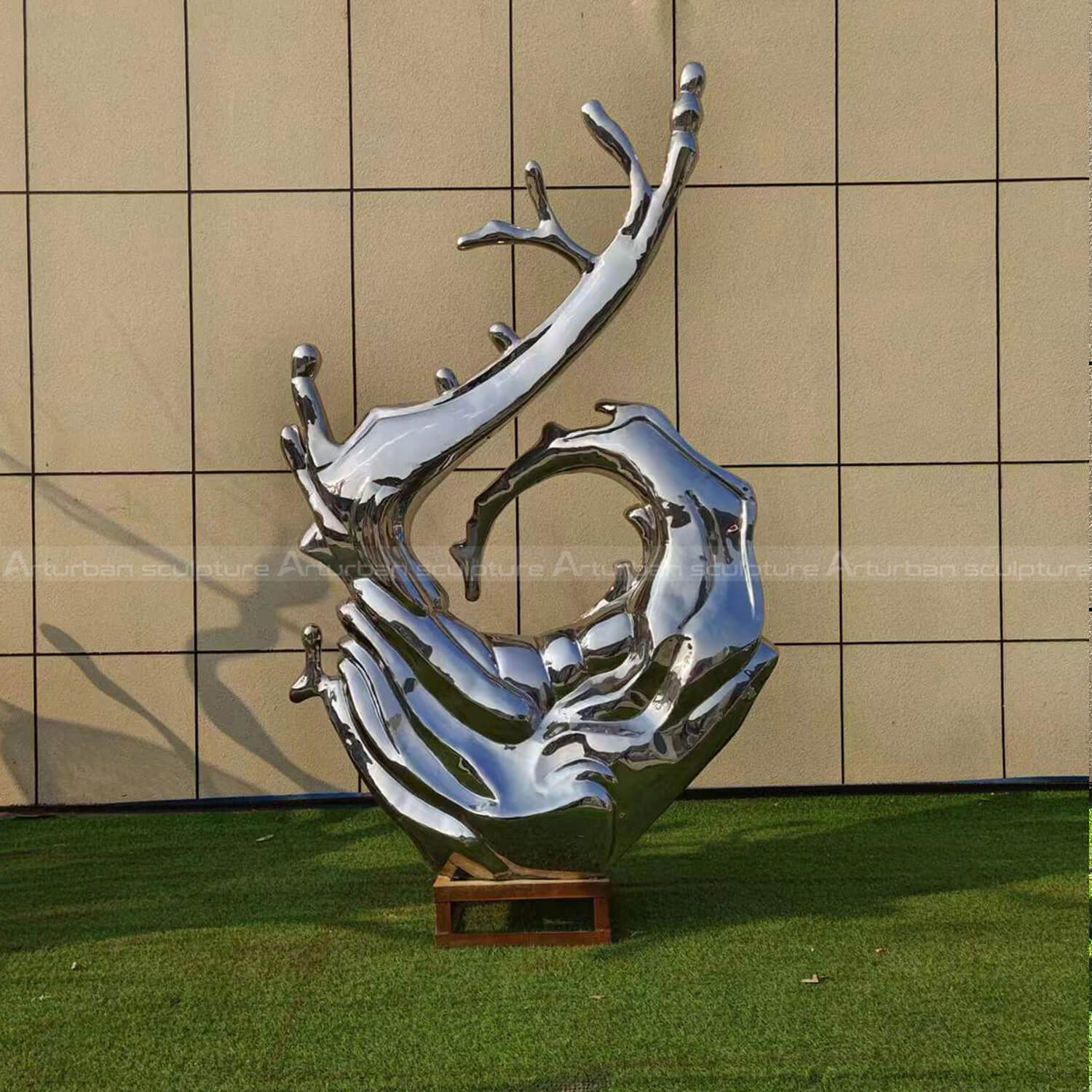 Abstract Water Sculpture