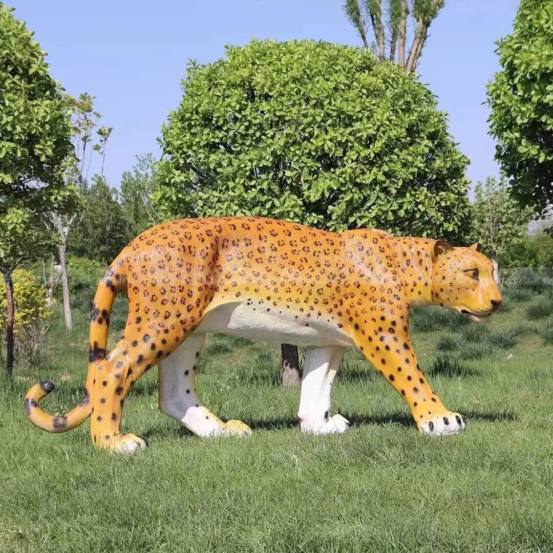 Life Size Leopard Statue