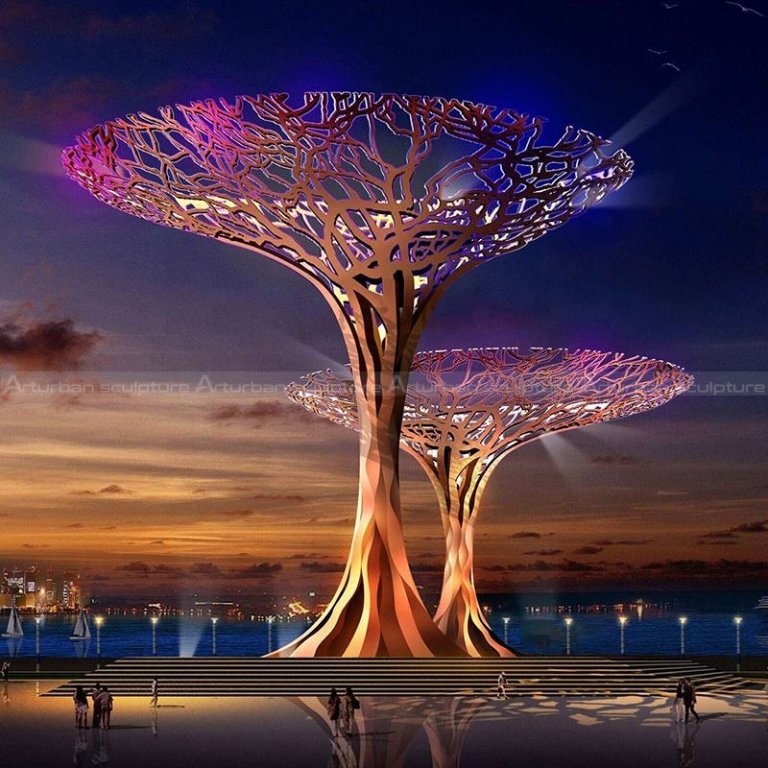 Abstract Tree Sculpture