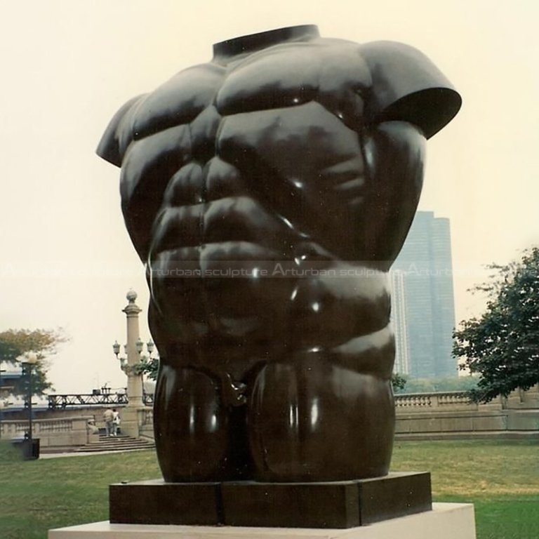 Male Torso Bust Sculpture