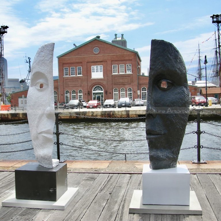 Half Face Sculpture