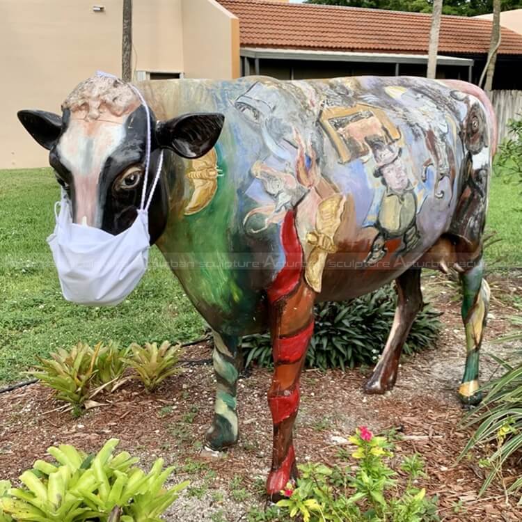 Painted Cow Sculptures
