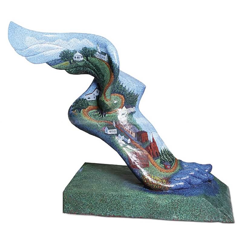 Winged Foot Sculpture