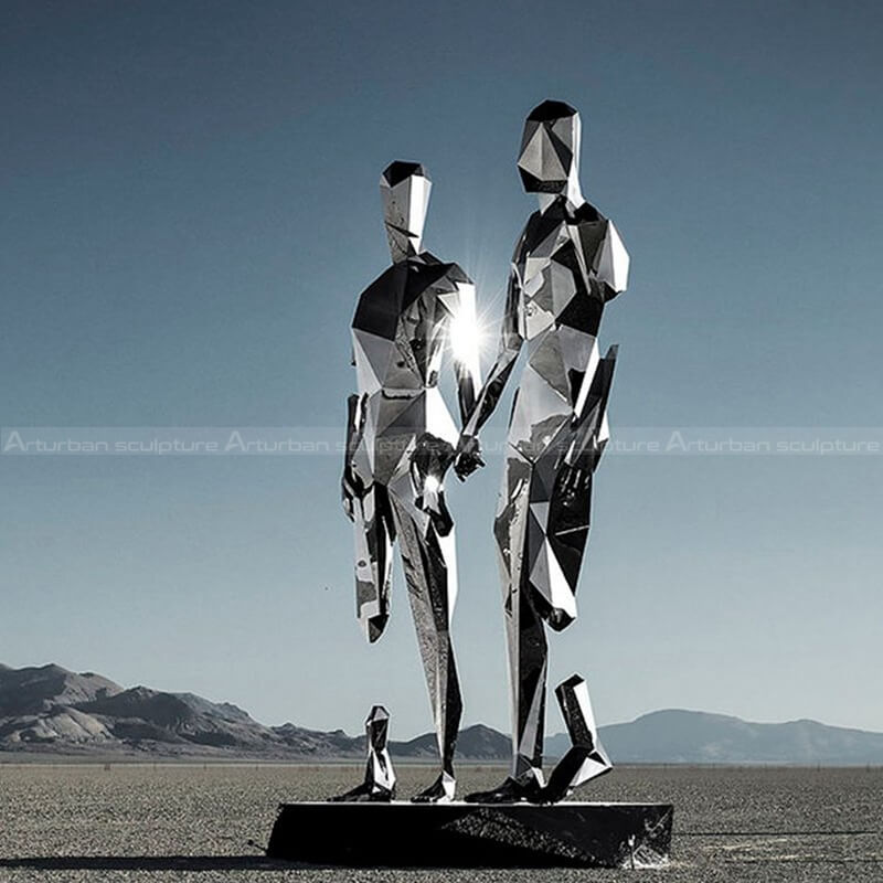 Abstract Couple Statue