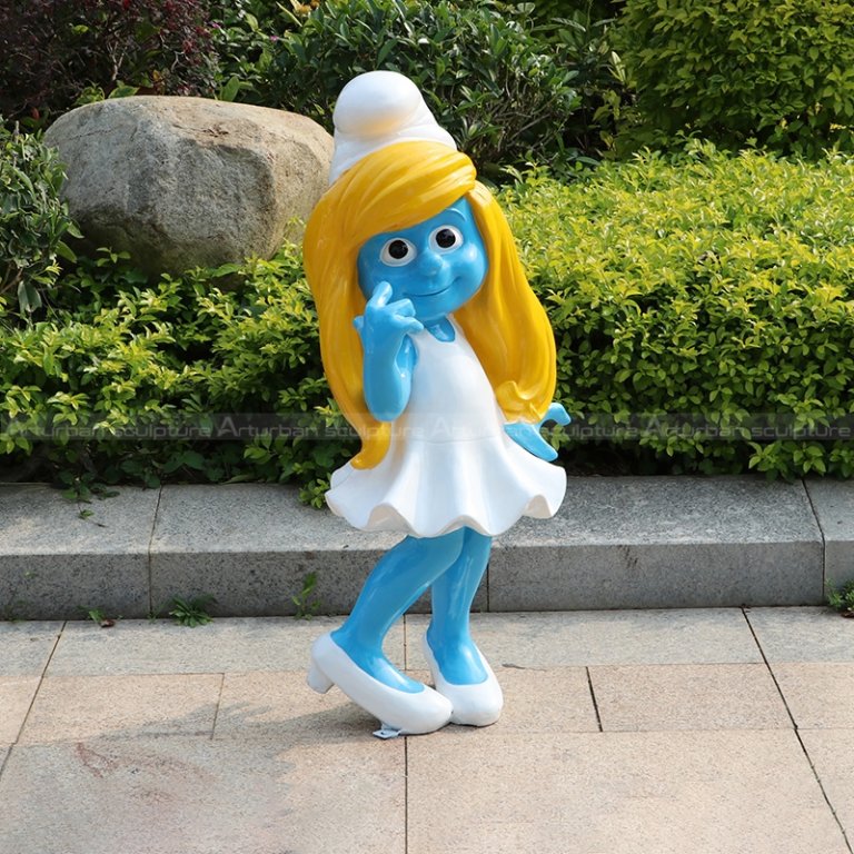 Smurf Garden Statues