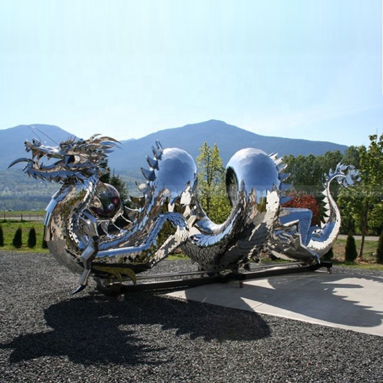 Chinese Dragon Garden Statue