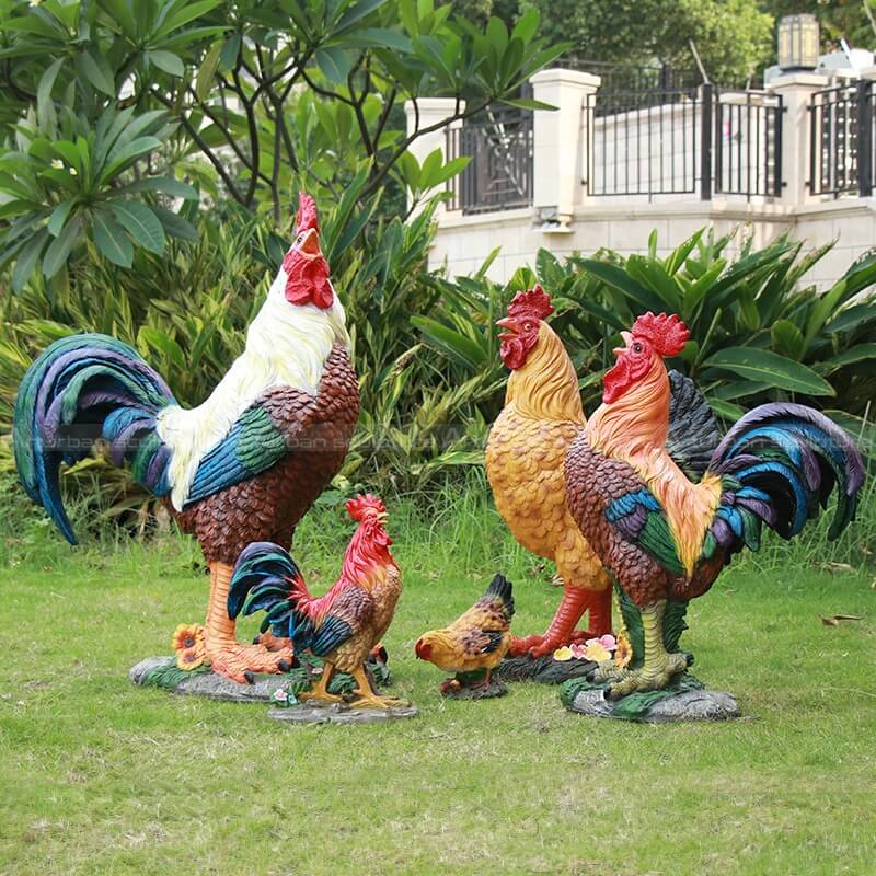 Rooster Garden Ornament