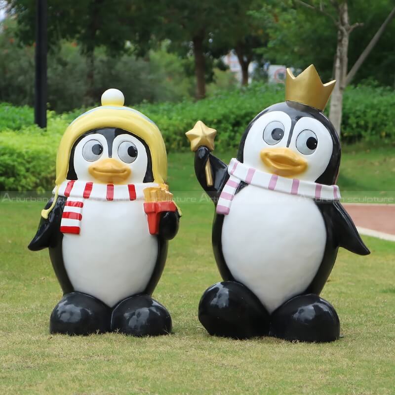 Outdoor Penguin Statue